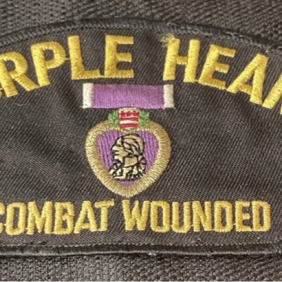 Source Unknown | Jackets & Coats | Purple Heart Combat Wounded Patch ...